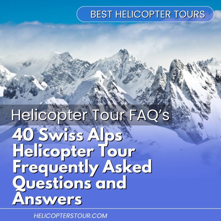Unforgettable Moments Await: 40 Swiss Alps Helicopter Tour Frequently ...