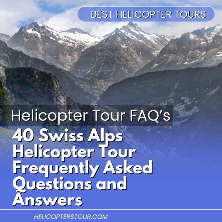 Unforgettable Moments Await: 40 Swiss Alps Helicopter Tour Frequently ...